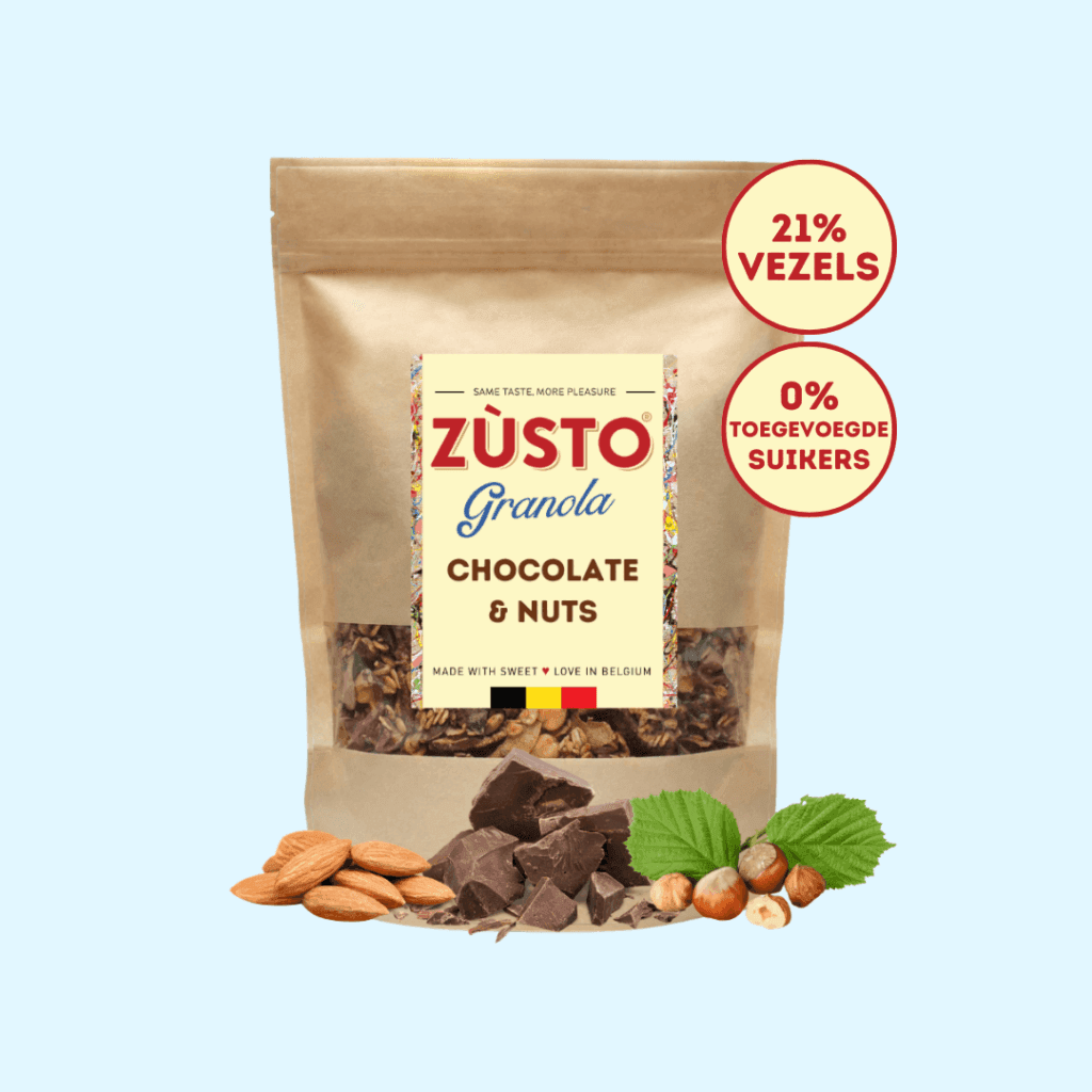Zùsto Granola – Chocolade & Noten • Zùsto