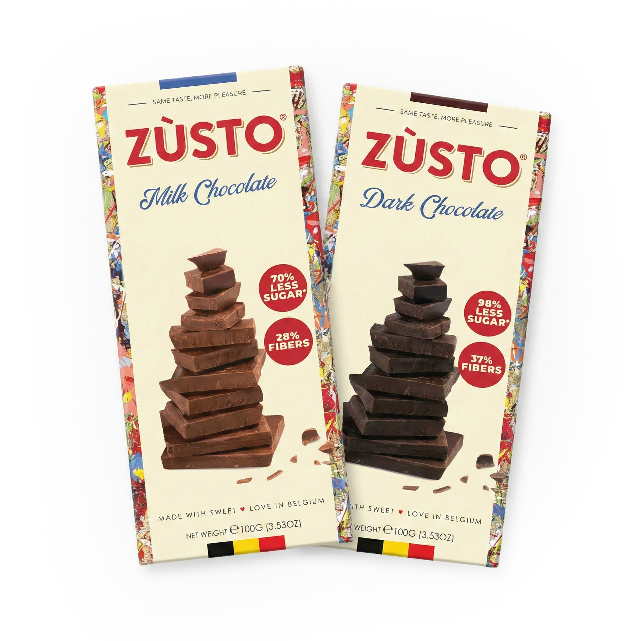 Zùsto Milk Chocolate Tablet (5+1 Free) • Zùsto