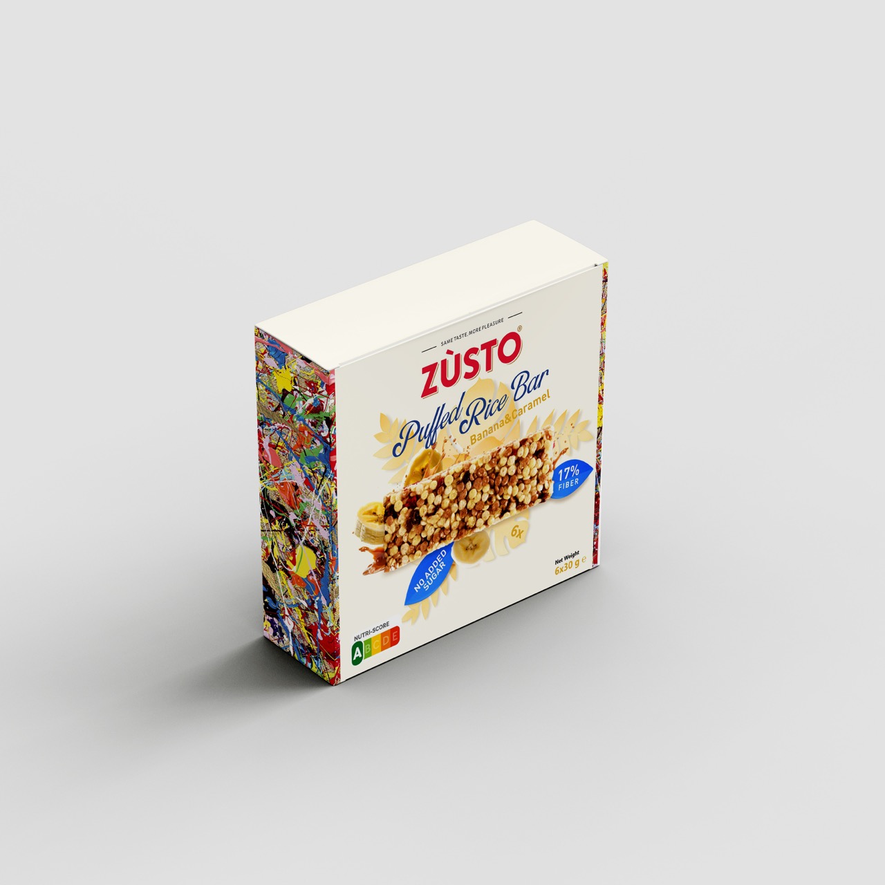 Zùsto Puffed Rice Bar – Banana & Caramel • Zùsto